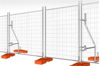 China 2400X2100mm Temporary Security Fence Site Security Fence Panels for sale