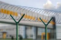 China Q195 Or Q235 Prison Barbed Wire Fence Anti Climb Security Fence for sale
