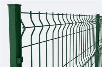 China Hot Galvanized Welded Mesh Fencing Metal PVC Coated Green 3D V Bending Curved for sale