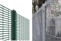 China V Profiled Welded Mesh Fencing 50x50mm 50x100mm 3D Curved Fence for sale