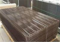 China 4mm Powder Coated Welded Mesh Fencing & Fence Post Gates For Oil Fields Security for sale