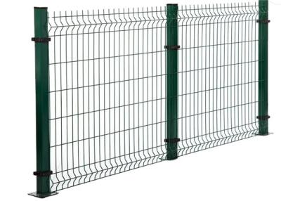 China 1.83m High Poeder Coated Welded Security Fencing With Square Post 80X80mm for sale