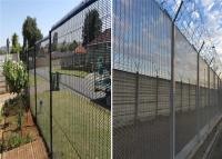China Welded Wire Fence Green Garden V Mesh Fencing Trellis Fold Galvanized Wire Mesh for sale