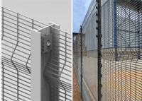 China 80x80mm Post Size 358 Anti Climb Fence Q235 Galvanized Steel Low Carbon Steel Wire for sale