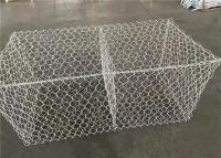 China 100x80mm Galvanized Hexagonal Chicken Wire Mesh Metal Wire Mesh Gabion 2x1x1m Box Mesh for sale