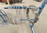 China Welded Razor Barbed Wire Fence With 25-35mm Barbs And 75X150mm Mesh for sale