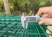 China Profence Steel Welded Wire Mesh Fencing With Round Post And Green Color for sale