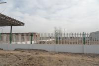 China High Security Steel Palisade Fence With Razor Barbed Wire For Protection Zone for sale