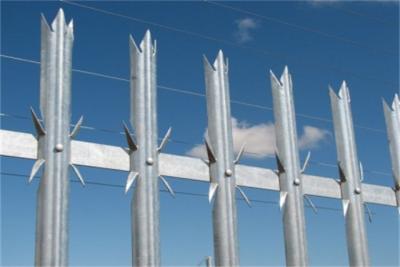 China Factory Supply Hot Dip Galvanised Palisade Fence Easily Assembled For Steel Tower for sale