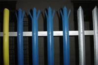 China Factory Supply European Style High Security Fencing W Profile Galvanized Steel Palisade Fence And Gate for sale