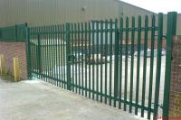 China Powder Coated Security Palisade Fence For Home Fence For Europe for sale