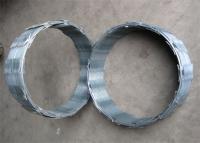 China Flat Wrap Welded Razor Wire Mesh Double Coil Concertina High Security Galvanize for sale