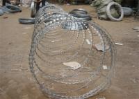 China 450mm X10m Coil Bto-22 Fence Top Concertina Razor Barbed Wire for sale