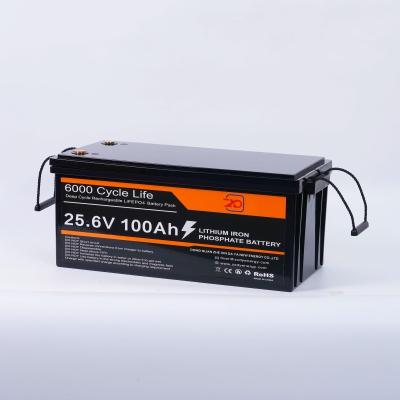China Compact 24V LiFePO4 Battery Pack 100A Max Discharge Current Long Lasting for sale