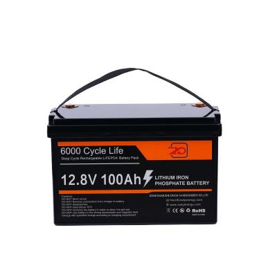 China Deep Cycle 12V LiFePO4 Battery Pack 12.8V 100Ah High Safety Long Lifespan for sale