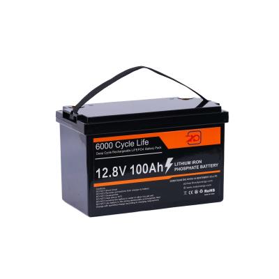 China Durable 12.8V Lifepo4 Lithium Iron Phosphate Battery 100Ah Solar Storage Battery for sale