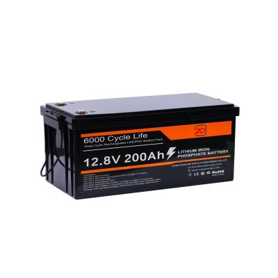 China 12.8V 200Ah LiFePO4 Lithium Iron Phosphate Battery Long Cycle Life Enhanced Safety for sale