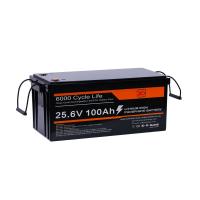 China Portable 25.6V 100Ah LiFePO4 Battery Pack Lithium Ion Phosphate Renewable Energy Compatible for sale