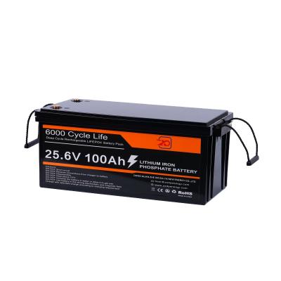China 25.6V 100Ah Li Fe Phosphate Battery Off Grid Power Solution High Energy Efficient for sale