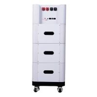 China Modular Stackable Solar Power Battery Pack 51.2V 200Ah For Home for sale
