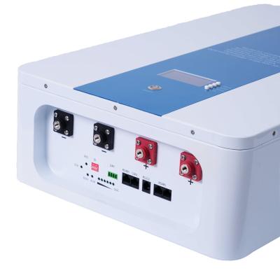 China Solar Power Wall Mounted Battery Backup Rechargeable LiFePO4 Battery 51.2V 200Ah for sale