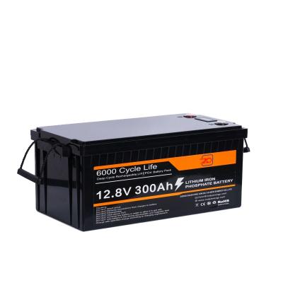 China 12.8V 300Ah 12V Lithium Phosphate Battery High Capacity Energy Storage Solution for sale