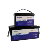 China Durable 12V Lithium Iron Phosphate LiFePO4 Battery 100Ah 200Ah For Solar Chargers for sale