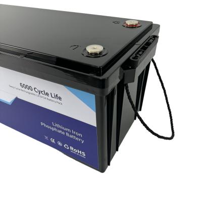 China High Power 12V 200Ah LiFePO4 Lithium Battery For Renewable Energy Systems for sale