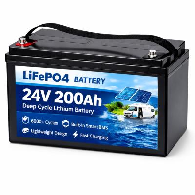 China 24V 200Ah Marine LiFePO4 Lithium Battery for sale