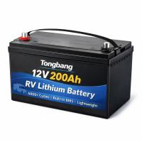 China 12V 200Ah RV Lithium Battery High Capacity LiFePO4 Battery for Motorhome for sale