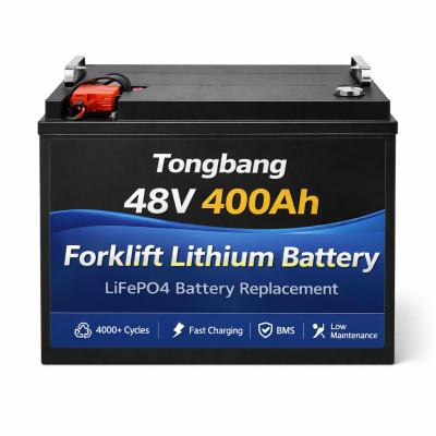 China 48V 400Ah Lithium Forklift Battery 20.48kWh LiFePO4 Industrial Power Solution for sale