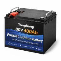 China 80V 400Ah Lithium Forklift Battery LiFePO4 Industrial Power Solution for sale