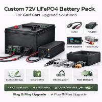 China 72V Custom LiFePO4 Battery Pack for Golf Cart Upgrade for sale