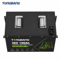 China 36V Deep Cycle LiFePO4 Golf Cart Battery Pack Lithium Battery Pack Manufacturers for sale
