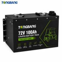China High Performance 72V Golf Cart Battery for Commercial Fleet Applications for sale