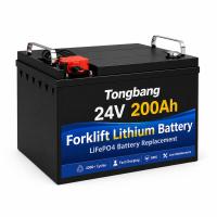 China 24V 200Ah LiFePO4 Forklift Battery for Warehouse Equipment Lithium Battery Pack Manufacturers for sale