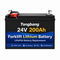 China 24V 200Ah Industrial Forklift Lithium Battery for Material Handling Lithium Battery Pack Manufacturers for sale