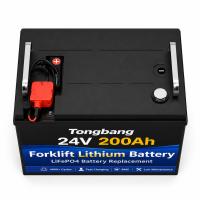 China 24V 200Ah Custom Lithium Forklift Battery with Steel Housing Lithium Battery Pack Manufacturers for sale