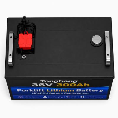 China 36V 300Ah OEM Forklift Lithium Battery with CAN Bus Communication Lithium Battery Pack Manufacturers for sale
