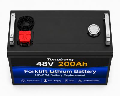 China 48V 200Ah Industrial Forklift Lithium Battery for Warehouse Fleets Lithium Battery Pack Manufacturers for sale