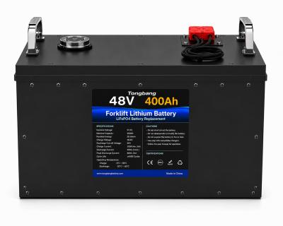 China 48V 400Ah High Capacity Forklift Lithium Battery for Heavy-Duty Material Handling Lithium Battery Pack Manufacturers for sale