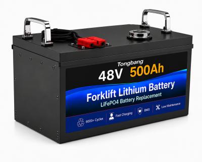 China 48V 500Ah OEM Forklift Battery with Smart BMS and CAN Bus Communication Lithium Battery Pack Manufacturers for sale