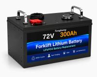 China 72V 300Ah High Voltage Forklift Lithium Battery with Smart BMS Lithium Battery Pack Manufacturers for sale