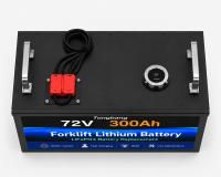 China 72V 300Ah LiFePO4 Forklift Battery for Industrial Material Handling Equipment Lithium Battery Pack Manufacturers for sale