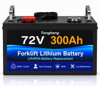 China 72V 300Ah LiFePO4 Forklift Battery for Industrial Material Handling Equipment Lithium Battery Pack Manufacturers for sale