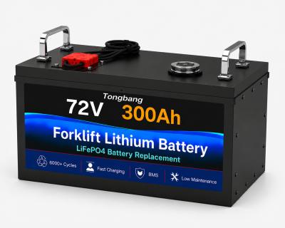 China 72V 300Ah High Voltage Lithium Battery with Smart BMS for Forklift Fleets Lithium Battery Pack Manufacturers for sale