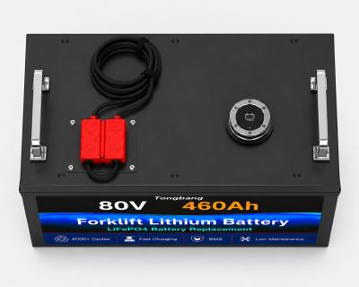 China 80V 460Ah LiFePO4 Forklift Battery for Large Equipment Fleets Lithium Battery Pack Manufacturers for sale