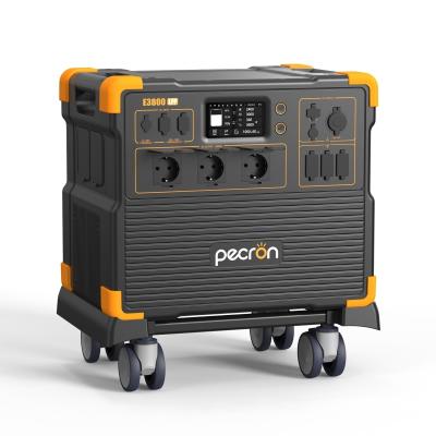 China PECRON E3800 LFP 3840Wh 4200W LiFePO4 Portable Power Station with Fast Charging for sale