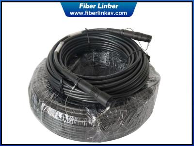 China Tectical Armored SMPTE311M FUW-PUW SMPTE HDTV 3K.93C Hybrid fiber cable for sale