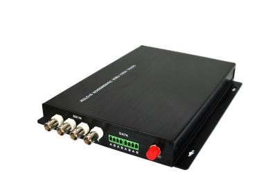 China 4-ch 3G-SDI fiber extender with data for sale